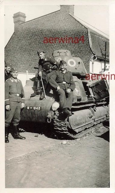 FRENCH TANK SOMUA S - 35 Unit Markings Captured At Arras France £41.88 ...
