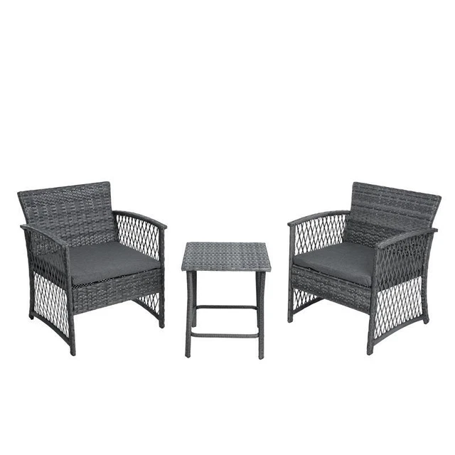 Rattan Balkonset 3 Teilig