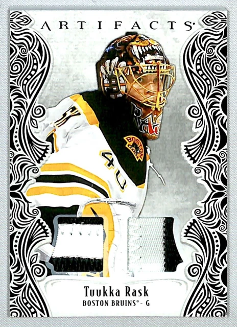 TUUKKA RASK 2025-26 UD Artifacts Purple Patch /15 #163 Boston Bruins ...