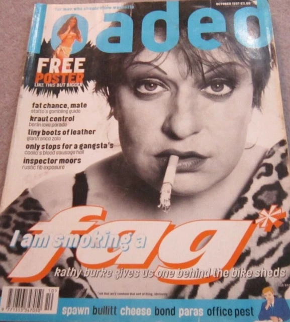 VINTAGE ISSUE OF Loaded magazine Kathy Burke cover , October 1997 ...
