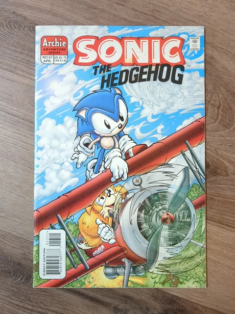SONIC THE HEDGEHOG #57 Comic Book - Archie Run - We Combine Shipping! £ ...
