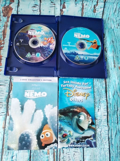 FINDING NEMO - Disney/Pixar 2 Disc Collector's Edition DVD 2003 £2.93 ...