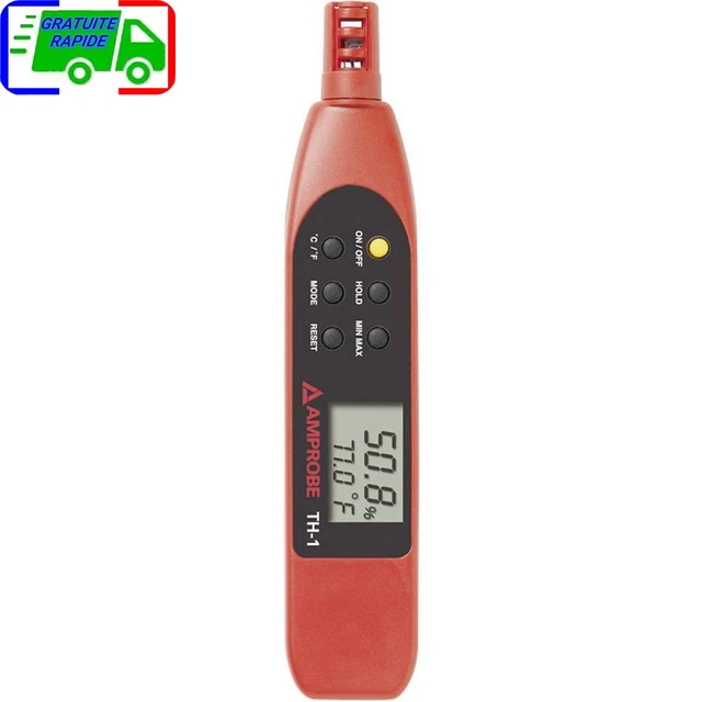 BEHA AMPROBE TH-1 Hygromètre 0 % HR 100 % HR Affichage anti-moisissur EUR 214,98 - PicClick FR