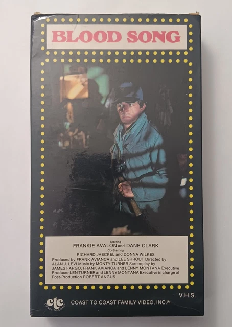 BLOOD SONG VHS 1982 Psycho Horror Slasher Frankie Avalon Rare Big Box £ ...