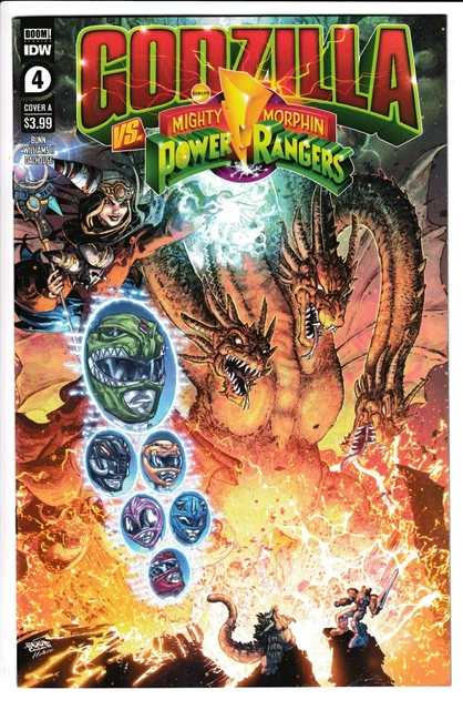 GODZILLA VS THE MIGHTY MORPHIN POWER RANGERS #4 CVR A, BOOM! Studios ...