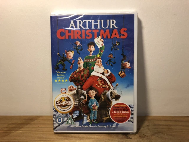ARTHUR CHRISTMAS GENUINE R2 DVD JAMES McAVOY JIM BROADBENT NEW/SEALED ...