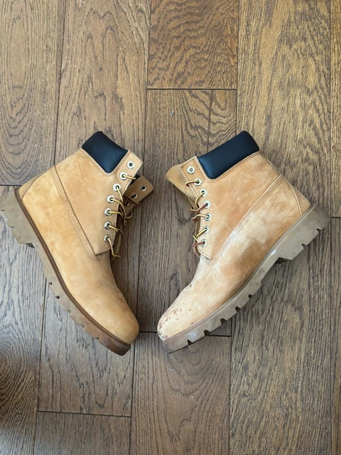 TIMBERLAND 6 INCH premium boots uk9 beige £47.49 - PicClick UK