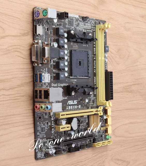 ASUS A88XM-E SOCKET FM2+ DDR3 Advanced Micro Devices a88x sata 6 Gb/s USB3.1 mATX scheda madre ...