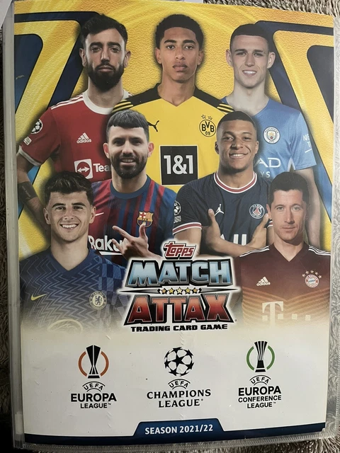MATCH ATTAX 21/22 TCG Collectors Folder Plus Extra 205 Cards Inc. Ltd ...