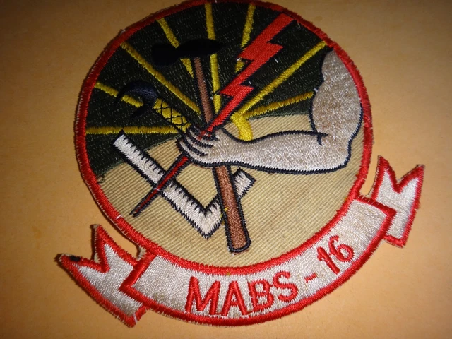 USMC MARINE AIR Base Squadron MABS-16 Vietnam War Patch £11.74 ...
