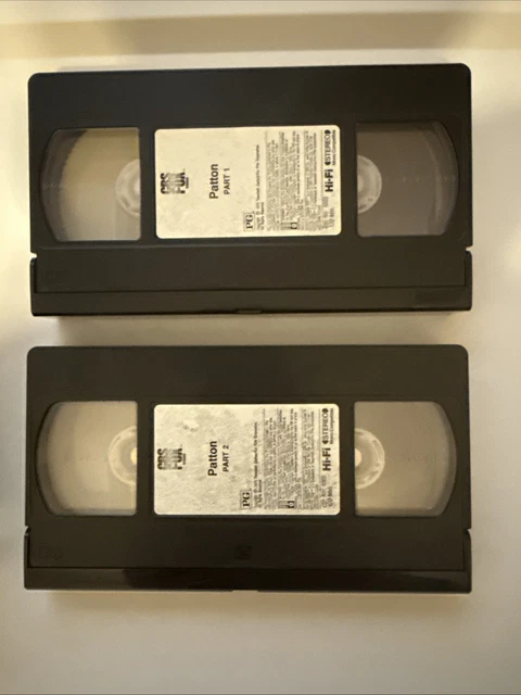 PATTON VHS 2-TAPE Set CBS Fox Vintage £13.42 - PicClick UK