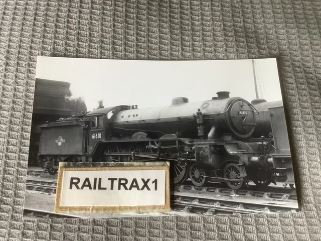 RAILWAY STEAM PHOTOGRAPH - 61610 “Honingham Hall” At Norwich Shed ...