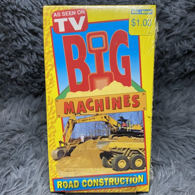 BIG MACHINES ROAD Construction Kid's Movie VHS Tape 1994 UAV Corporation SEALED £18.34 - PicClick UK