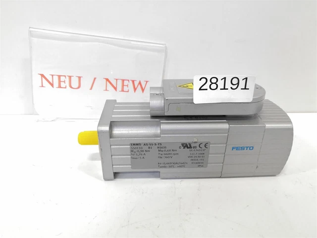 FESTO EMMS-AS-55-S-TS SERVOMOTEUR 550110 EUR 1.078,18 - PicClick FR