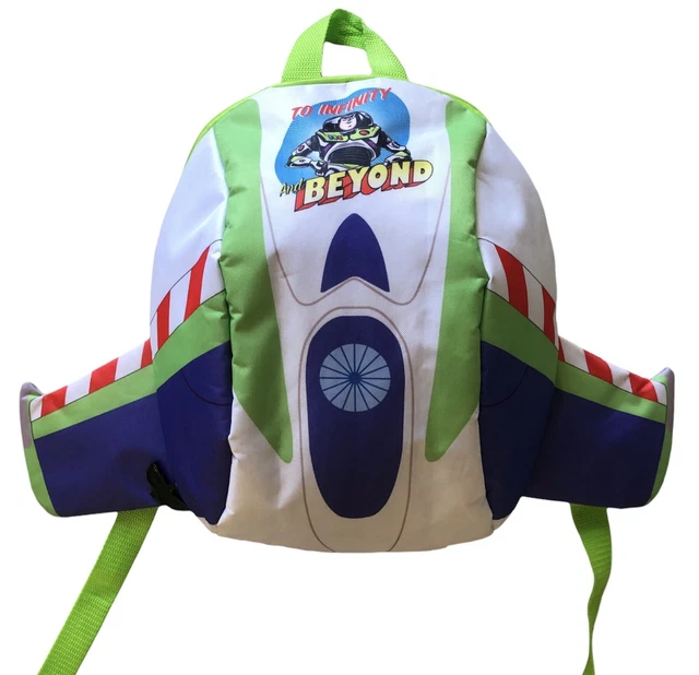 DISNEY TOY STORY Backpack Kids Buzz Lightyear 3D Rocket Rucksack Bag ...