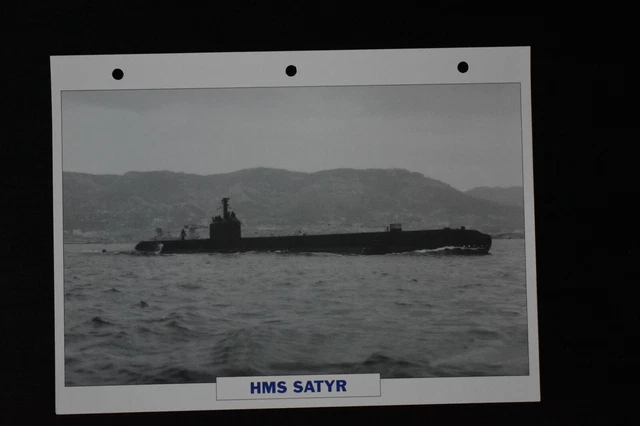 ATLAS NAVAL SUBMARINE HMS Satyr 1942 Patrol Submarine Photo Print Maxi ...