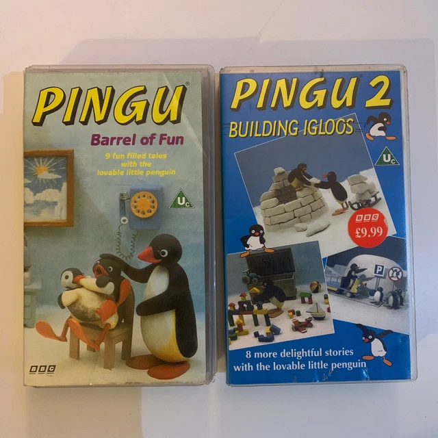 PINGU BARREL OF Fun VHS Video Retro, Rare BBC VIDEO CASSETTE £3.95 ...