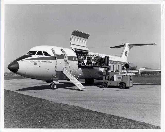 THE SULTANATE OF Oman Air Force Bac1-11 Original Manufacturers Photo ...