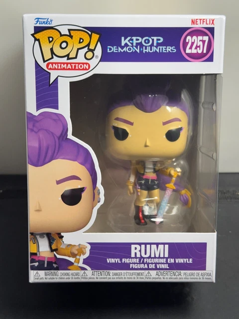 2026 FUNKO POP Animation Netflix K-Pop Demon Hunters Rumi Vinyl Figure ...