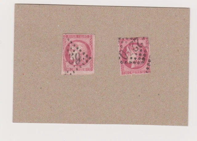 2 TIMBRES CERES EMISSION DE BORDEAUX Y.T. N°S 49 & 49d. EUR 150,00 - PicClick FR