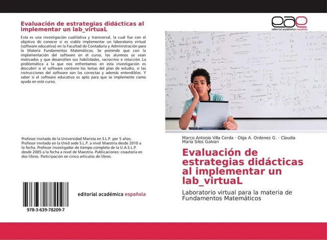 EVALUACIÓN DE ESTRATEGIAS didácticas al implementar un lab_virtuaL Marco Antonio EUR 28,90 ...