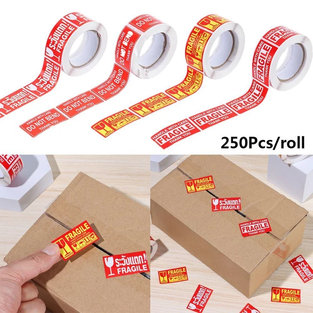 WARNING STICKER SPECIAL Tag Shipping Express Label Handle With Care ...