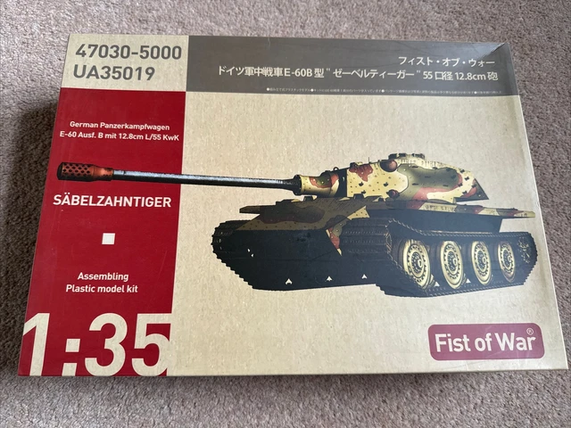 MODEL COLLECT UA35019 1/35 German Heavy tank Sabeltiger E-60 Ausf.B 12 ...