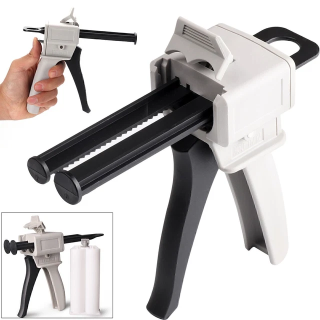 50ML HAND DOSING gun dosing gun smooth running gun mixing gun 2:1 £11. ...