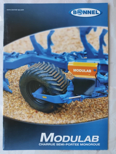 TRACTEUR CHARRUE BONNEL Modulab Prospectus Brochure Prospekt £4.34 ...