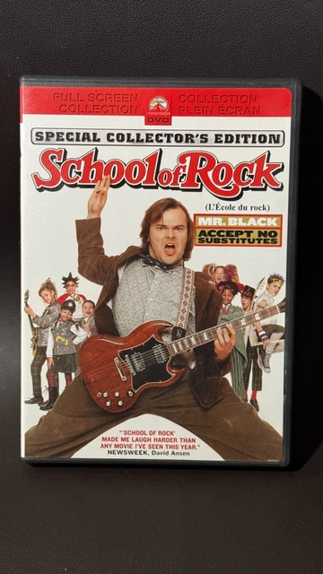 THE SCHOOL OF Rock (DVD, Full Screen,Collectors Edition, 2010, Canadian ...