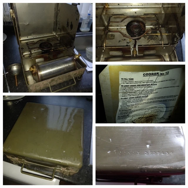 COOKER NO 12 British Army issue field cooker kerosene or diesel £333.10 ...