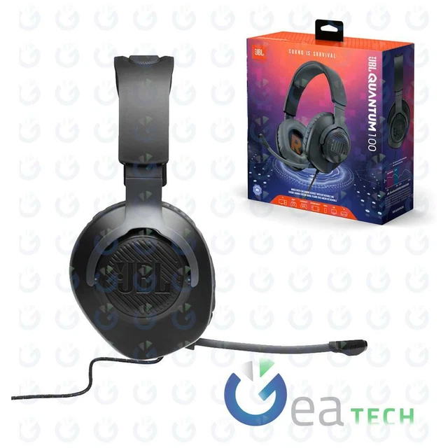 JBL QUANTUM 100 Écouteurs Gaming A Pavillon Avec Fil Intra-Auriculaires ...