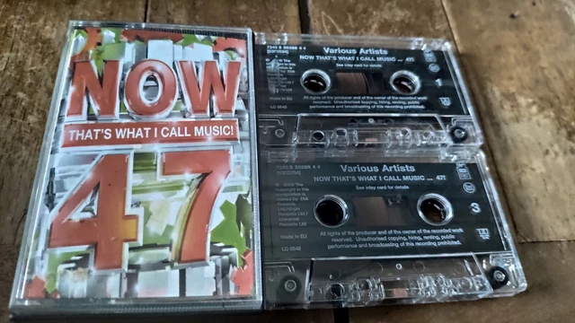 VARIOUS ARTISTS NOW That's What I Call Music 47 Double Cassette Tape ...