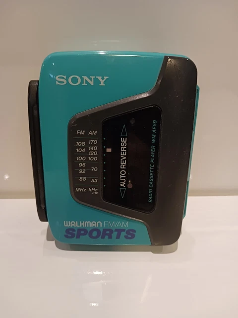 SONY WM-AF59 SPORTS Walkman RARE Teal Green Color $30.00 - PicClick CA