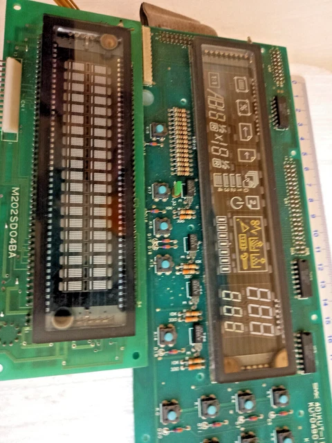 2X VFD VACUUM Fluorescent Displays: Custom Display + M202SD04BA 20 x 2 ...