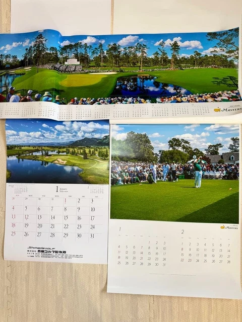 CALENDARIO MASTER Shimada Golf Anno Set di 2 EUR 69,31 - PicClick IT