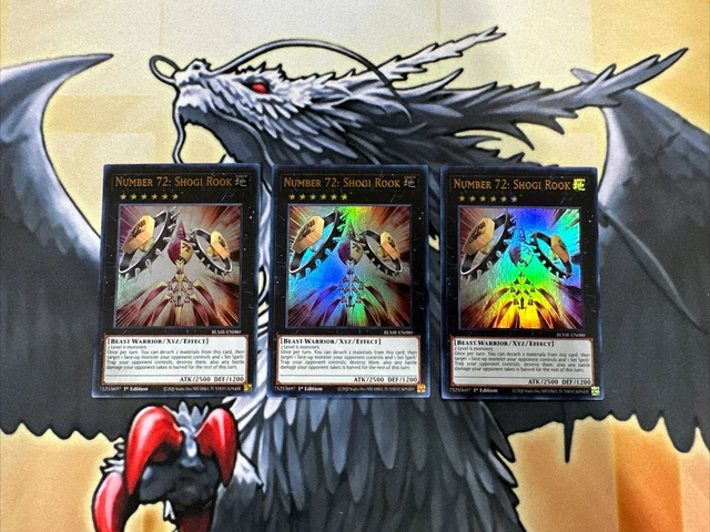 YUGIOH NUMÉRO 72 : Shogi Rook Ultra Rare BLMR (x3) EUR 3,32 - PicClick FR