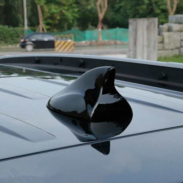 SHARK FIN CONVERSION Gloss Black Roof Antenna Aerial For Mini Cooper ...