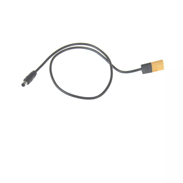 MINI XT60 MALE Bullet Connector To Male DC 5.5mm X 2.1mm DC5521 Power ...