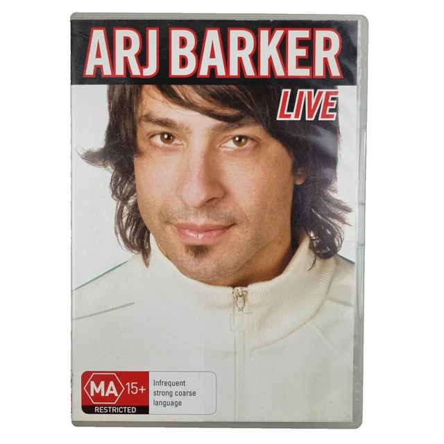 ARJ BARKER LIVE (DVD, 2008), Comedy, Humor, PAL Region ALL, MA15+, VGC ...