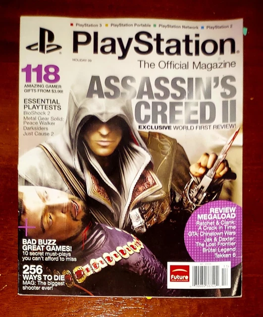 PLAYSTATION THE OFFICIAL Magazine ASSASSIN'S CREED II 2 HOLIDAY 2009 ...