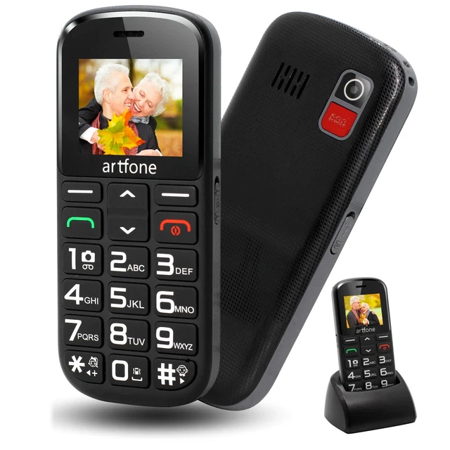 32 MB 2G Seniorenhandy ohne Vertrag mit Kamera Großtastenhandy Handy ...
