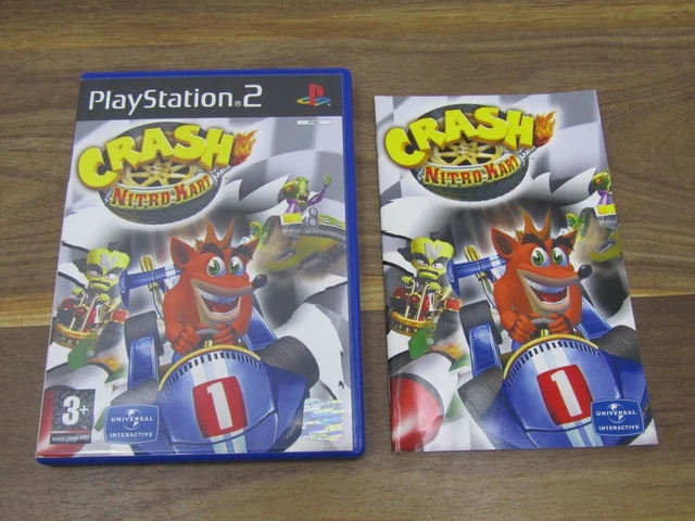 CRASH BANDICOOT CRASH Nitro Kart PlayStation 2 PS2 (2003) - Case and ...