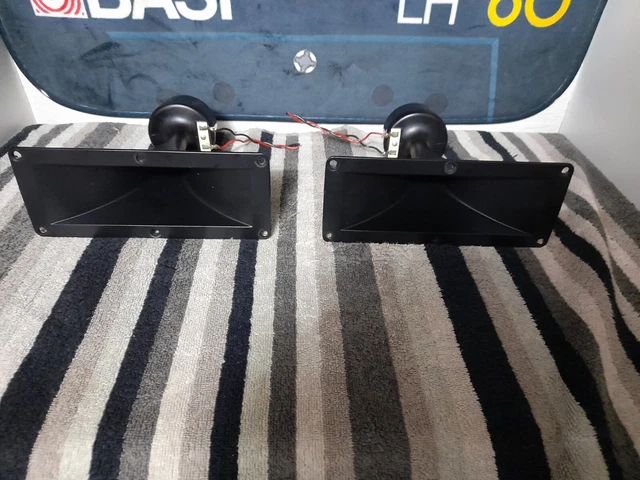 PAIR OF FOSTEX 025h03 Horn Speaker Tweeters 8 ohm Like Fane J73 £52.72 ...