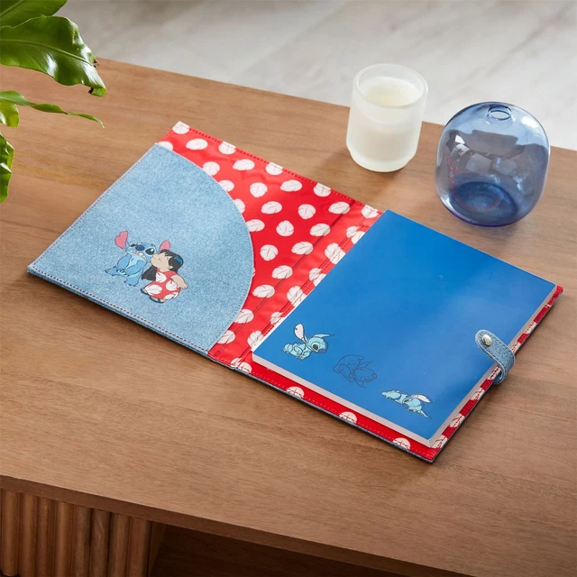 DISNEY LILO & Stitch Padfolio and Notepad Duo Set 25cm/10" School Kids ...