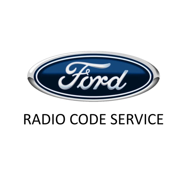 FORD RADIO CODE Decode Service 6000Cd 4000 Rds 4500Rds 6006Cdc & Sony ...