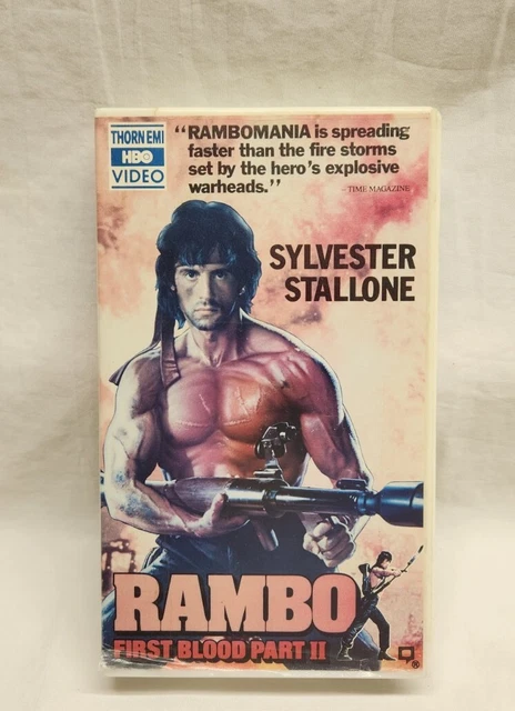 RAMBO FIRST BLOOD Part 2 II Stallone VHS vintage neuf scellé IVE avec ...