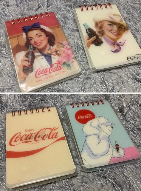 CLASSIC COCA COLA Note Book Coke Collection Message Diary Memo Bear ...