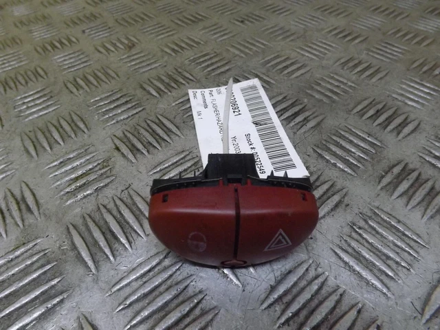 PEUGEOT 206 FLASHER Hazard Relay Warning Switch Mk1 1998-2009~ £14.99 ...