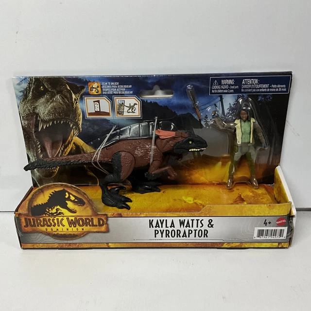 MATTEL 2022 JURASSIC World Dominion Kayla Watts Pyroraptor Wave 2 NEW ...